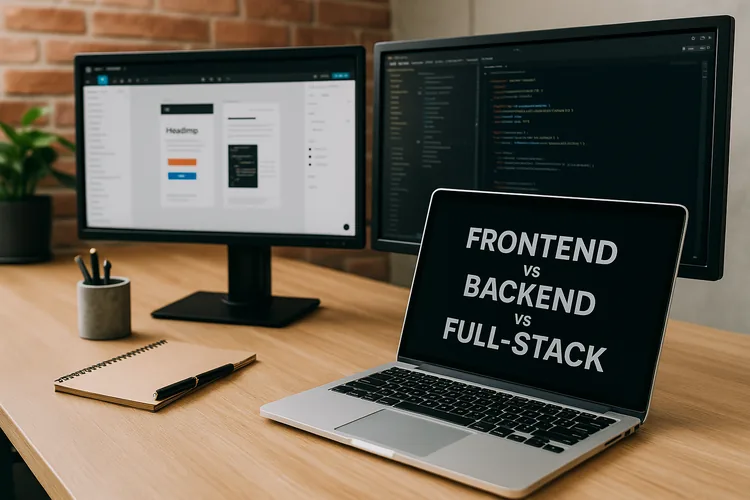 Frontend vs Backend vs Full-Stack: Choose Your Path